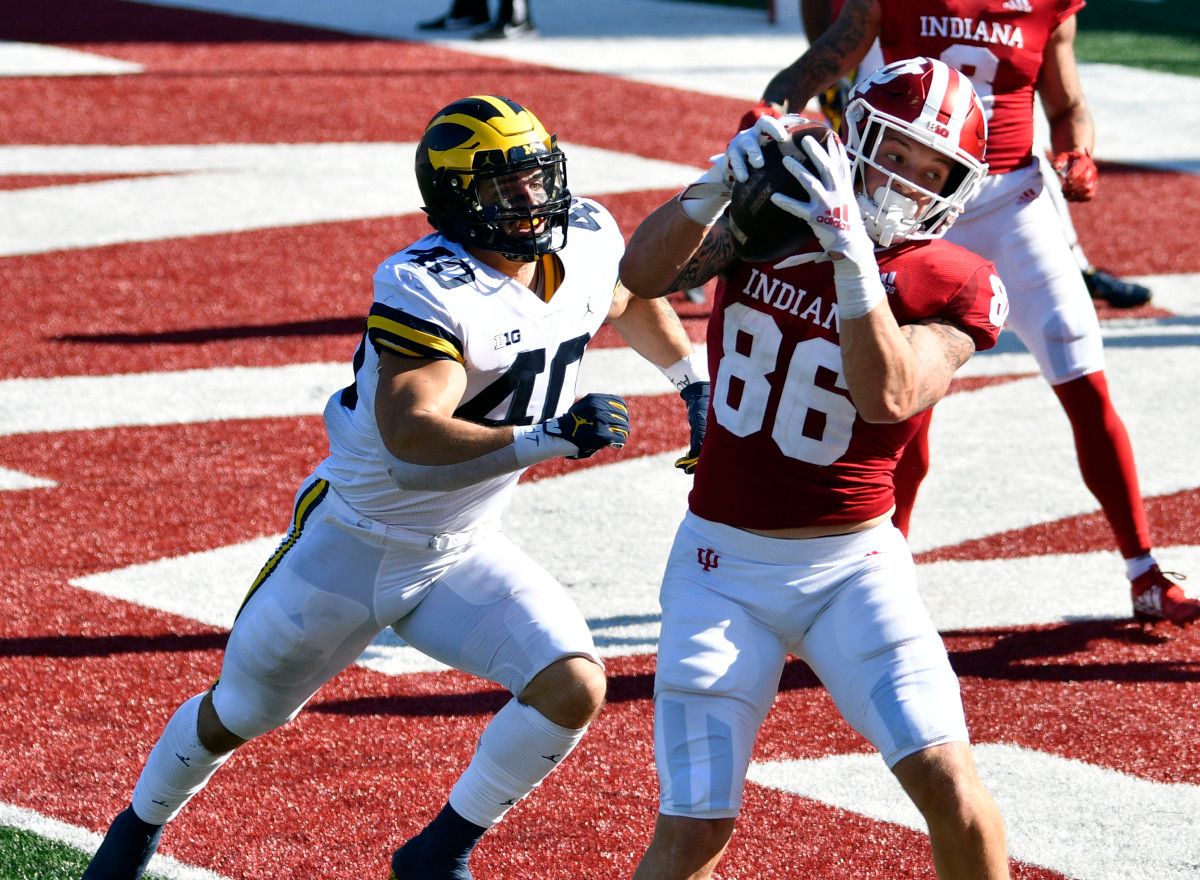 Indiana Football Tight End Peyton Hendershot Feeling the Best He's Ever ...