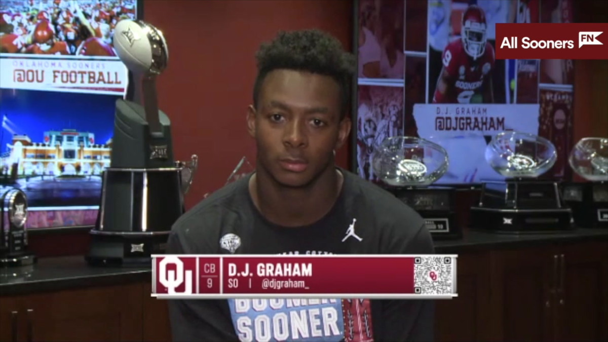 WATCH: Oklahoma CB D.J. Graham Zoom 9/1 - Sports Illustrated Oklahoma ...
