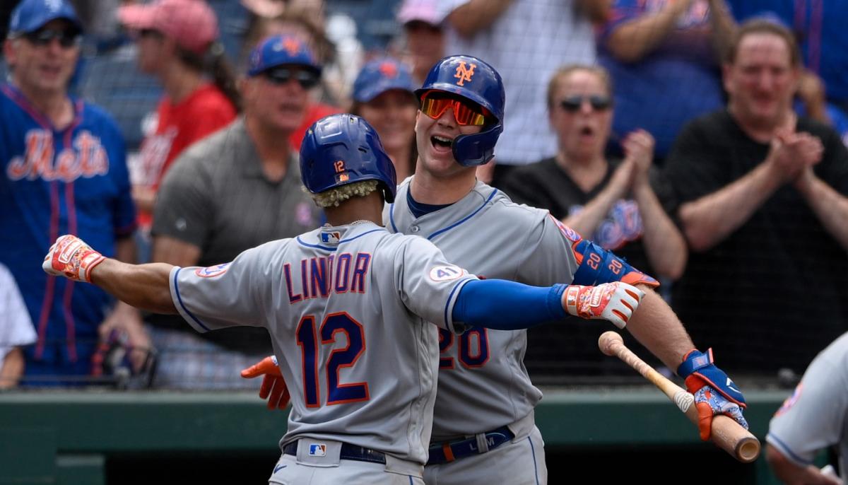 Mets Overcome Blown 7-Run Lead, Loss Of Nimmo To Win 7th Straight Game ...