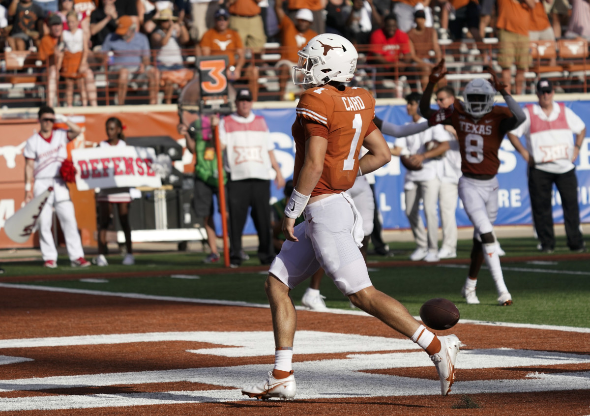 Hudson Card Taking Positive Steps As Longhorns QB1 - Sports Illustrated ...