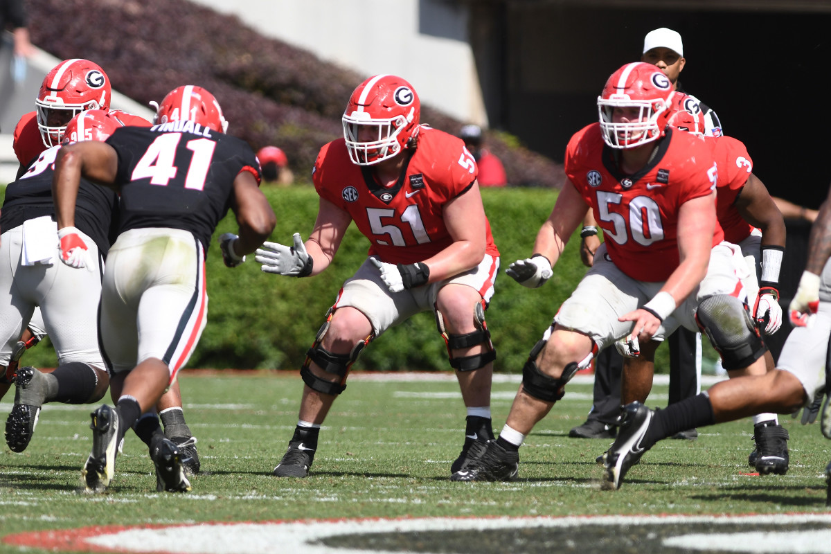 Georgia Football's Tate Ratledge Out for the Season - Sports ...