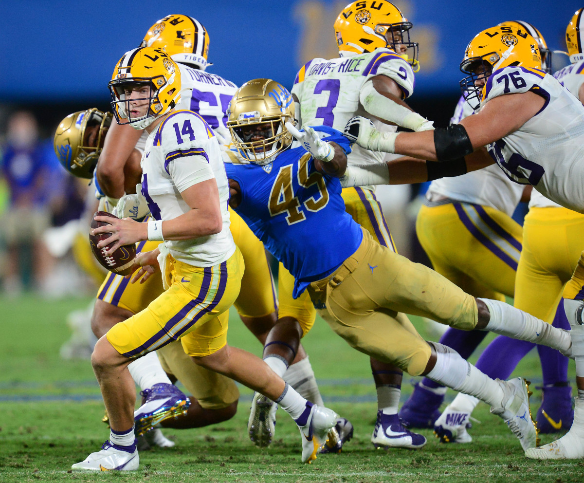 LSU football Offensive Linemen Understand Difficult Task At Hand In ...