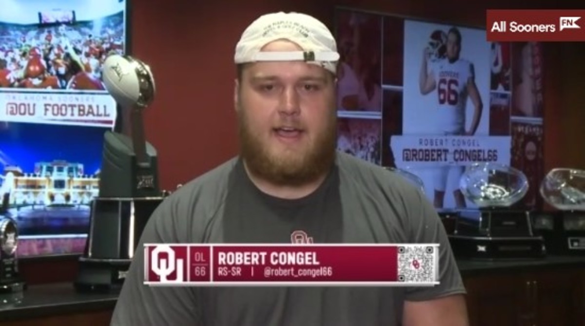 WATCH: Oklahoma OL Robert Congel Zoom 9/8 - Sports Illustrated Oklahoma ...