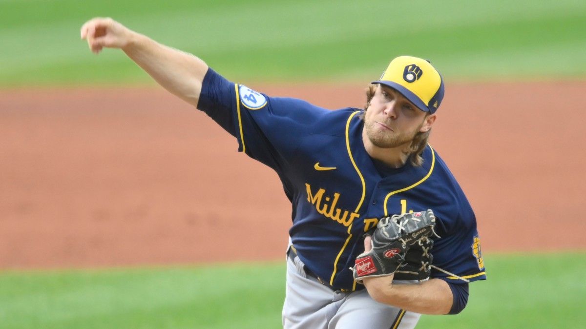 Brewers No Hitter Corbin Burnes Josh Hader Combine To Blank Cleveland