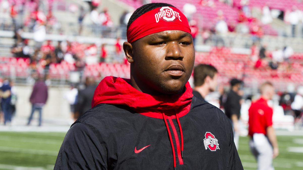 Ohio State Defensive Tackle Mike Hall Loses Black Stripe - Sports ...