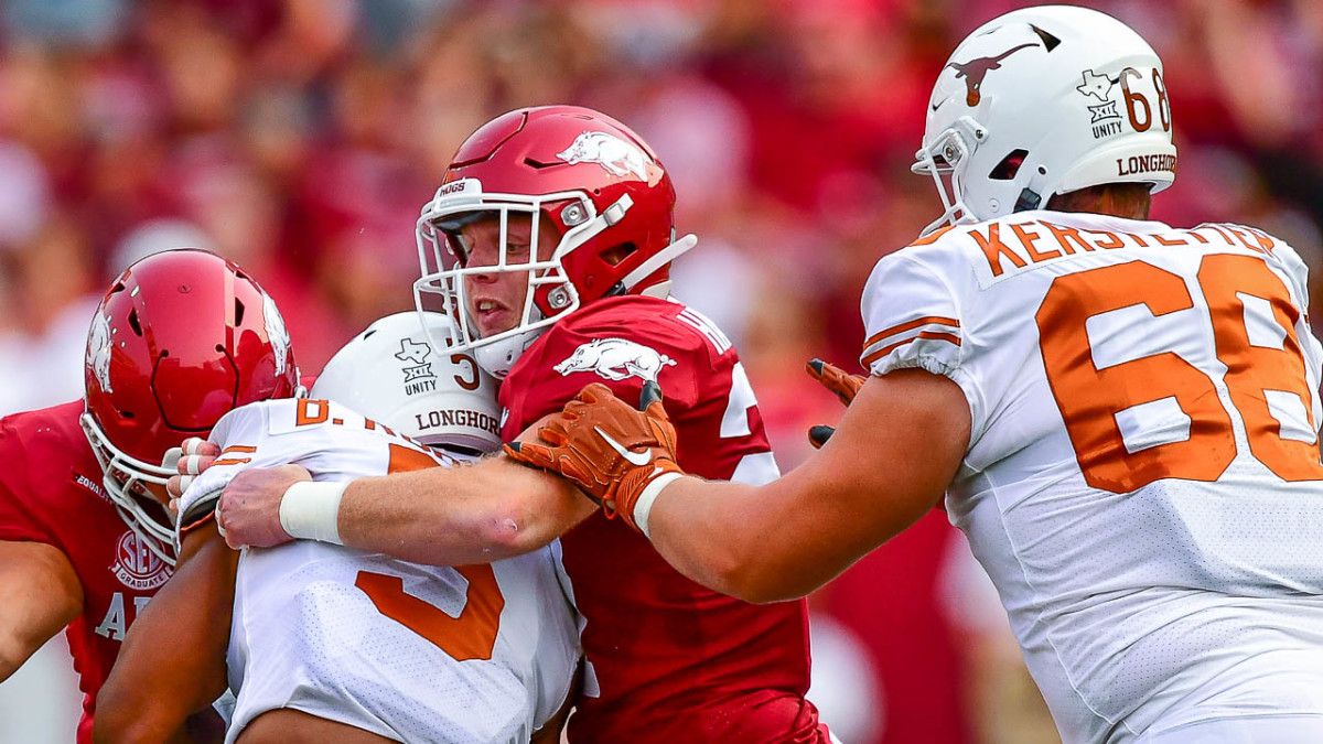 WATCH: Hogs' Linebacker Hayden Henry on Outback Bowl - Sports ...