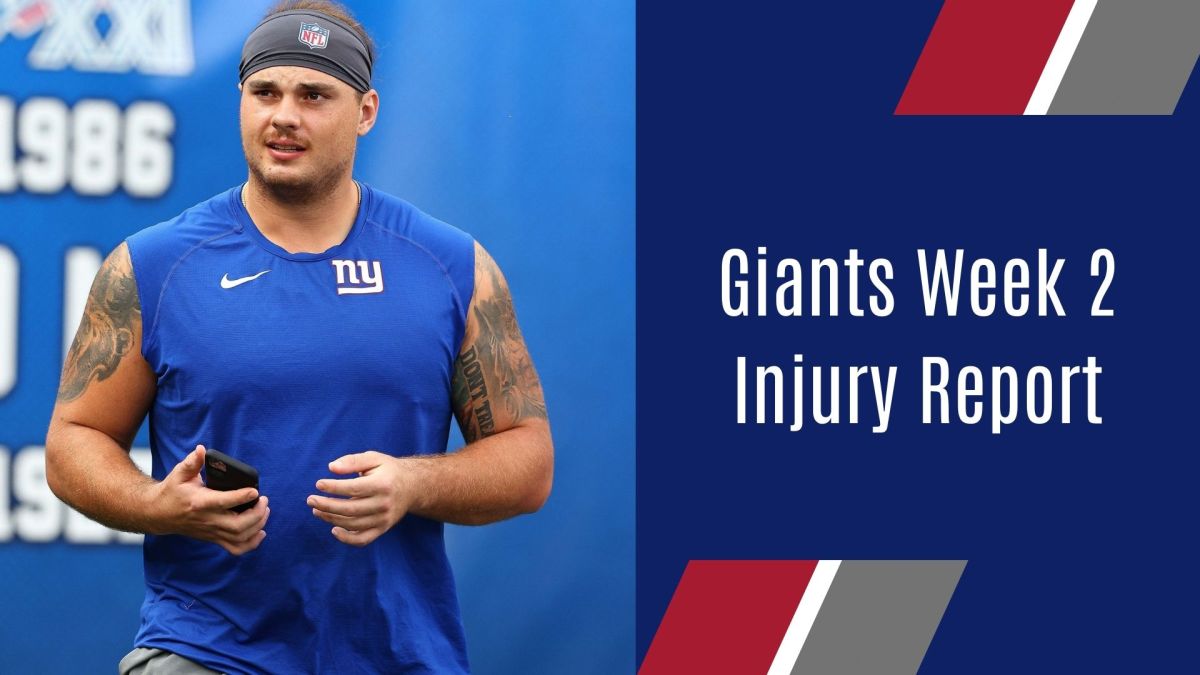 New York Giants Week 2 Injury Report: Shane Lemieux Added - Sports ...