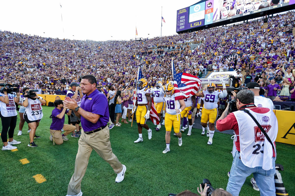 LSU Football Players Looking Forward to SEC Experience at Full Capacity ...