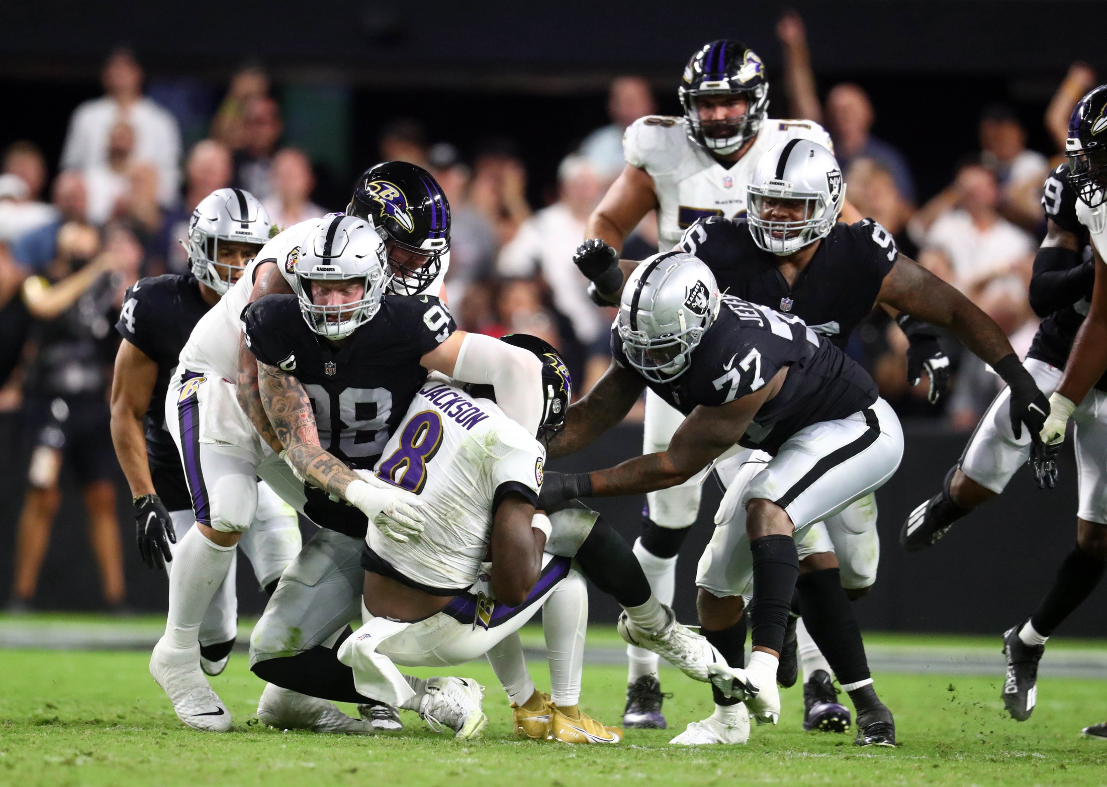 Las Vegas Raiders Maxx Crosby named Player of the Week - Sports Illustrated Las Vegas Raiders ...