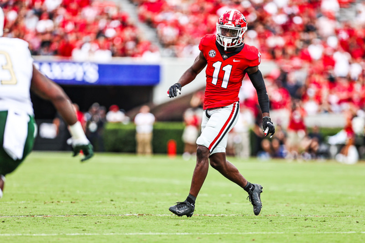 WATCH: Derion Kendrick Gets First INT With Georgia Football - Sports ...