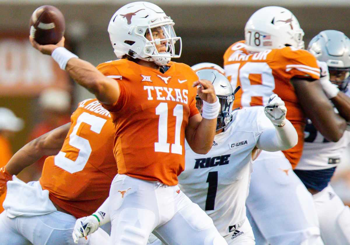 Photo Recap: Texas Longhorns Rebound with Thrashing of Rice - Sports ...