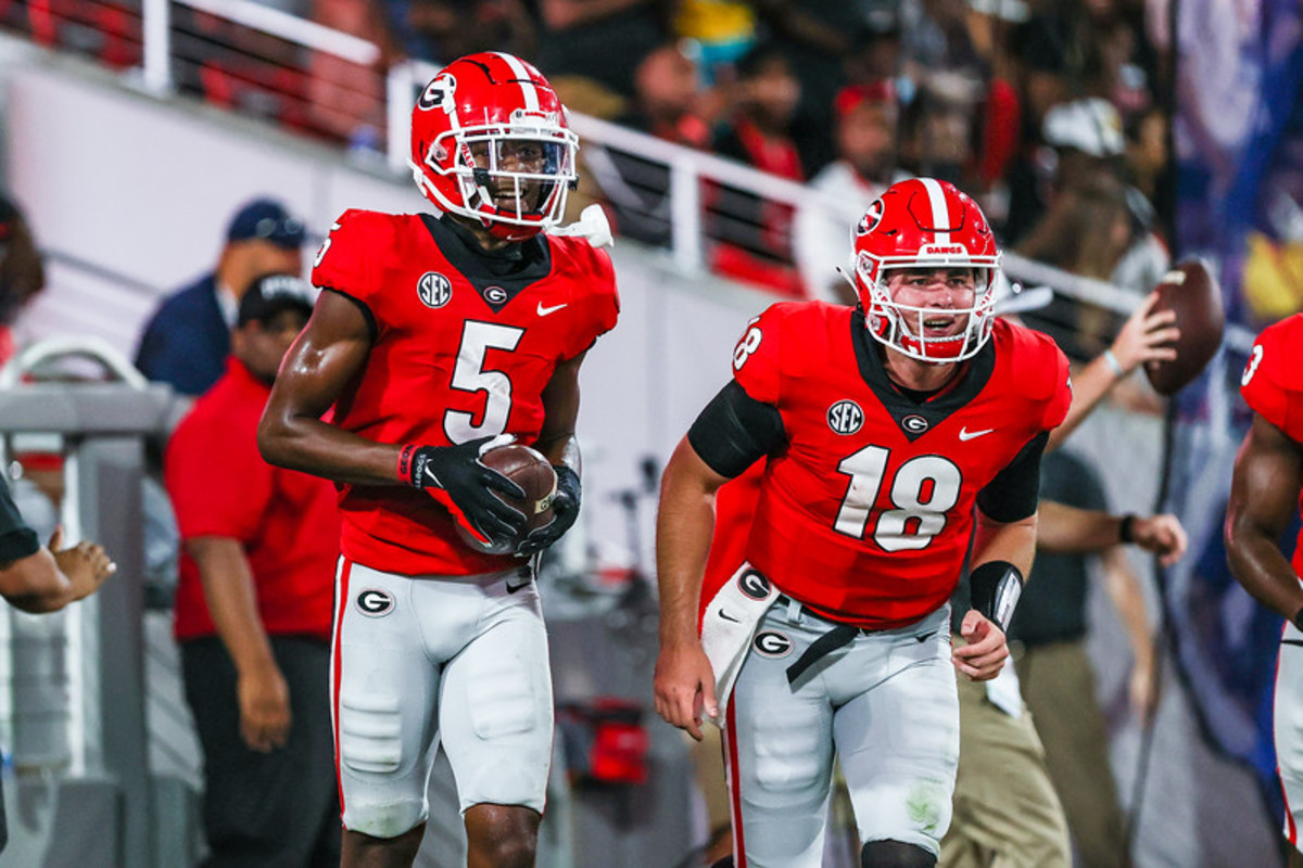 Georgia Football Leaning on Freshmen Young Guns Offensively - Sports ...