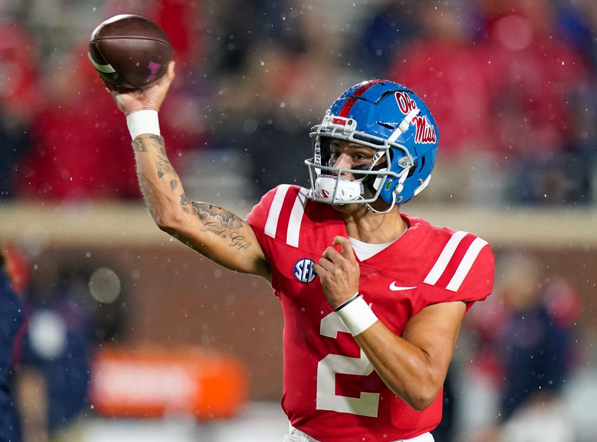 Ole Miss' Matt Corral Sets SEC Milestone In Performance vs. Tulane ...