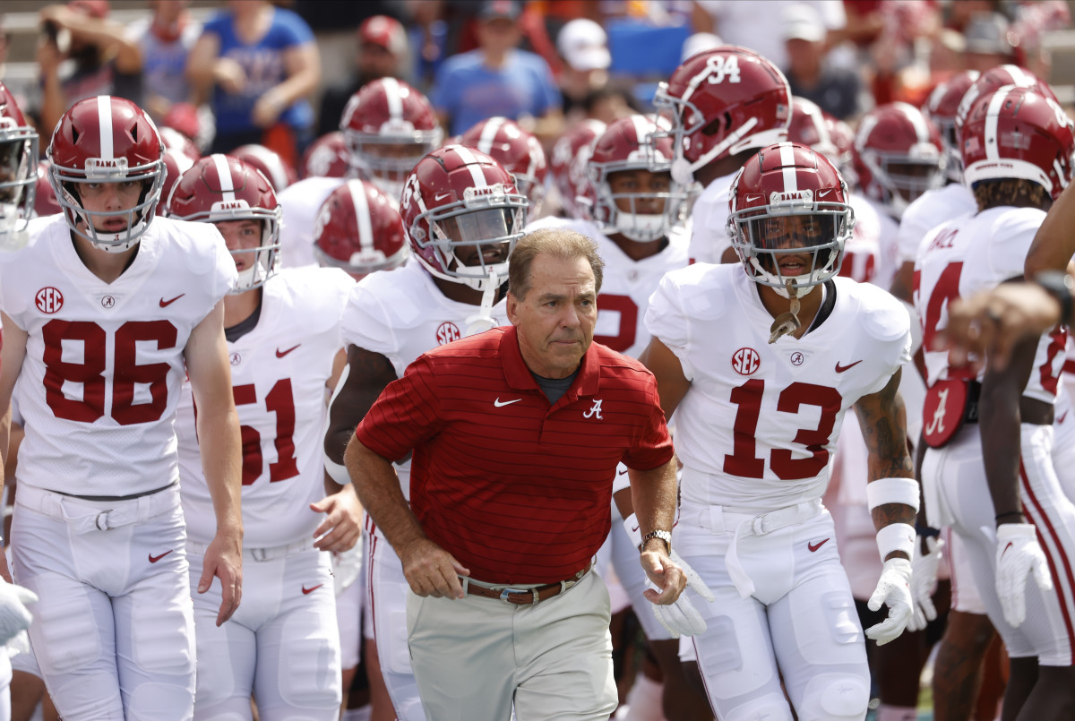 Alabama's Nick Saban Named Dodd Trophy Coach of the Week - Sports ...