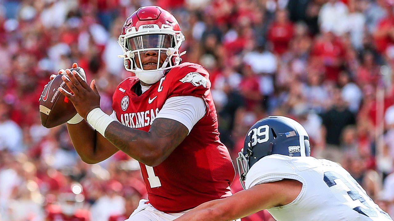 KJ's Biggest Test (Yet): Arkansas Passing Game Required Against Aggies ...