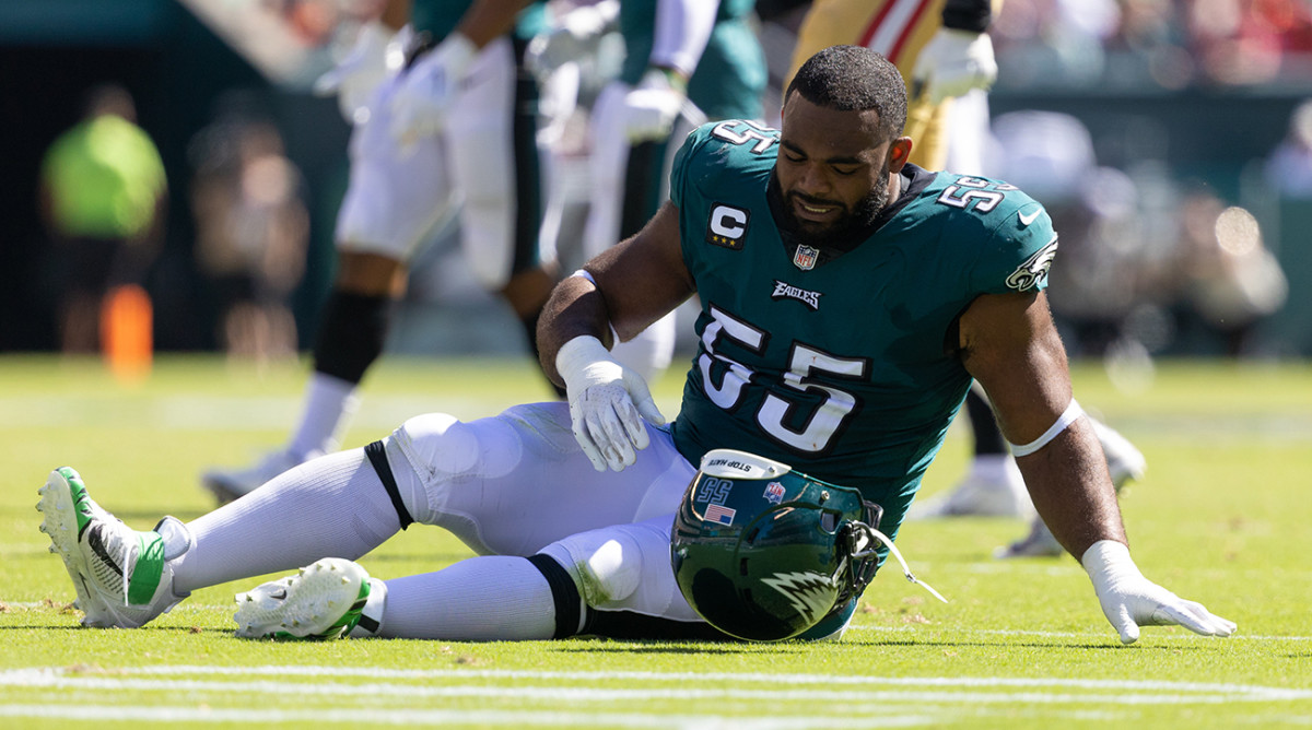 Brandon Graham injury: Eagles believe DE tore Achilles, done for season ...