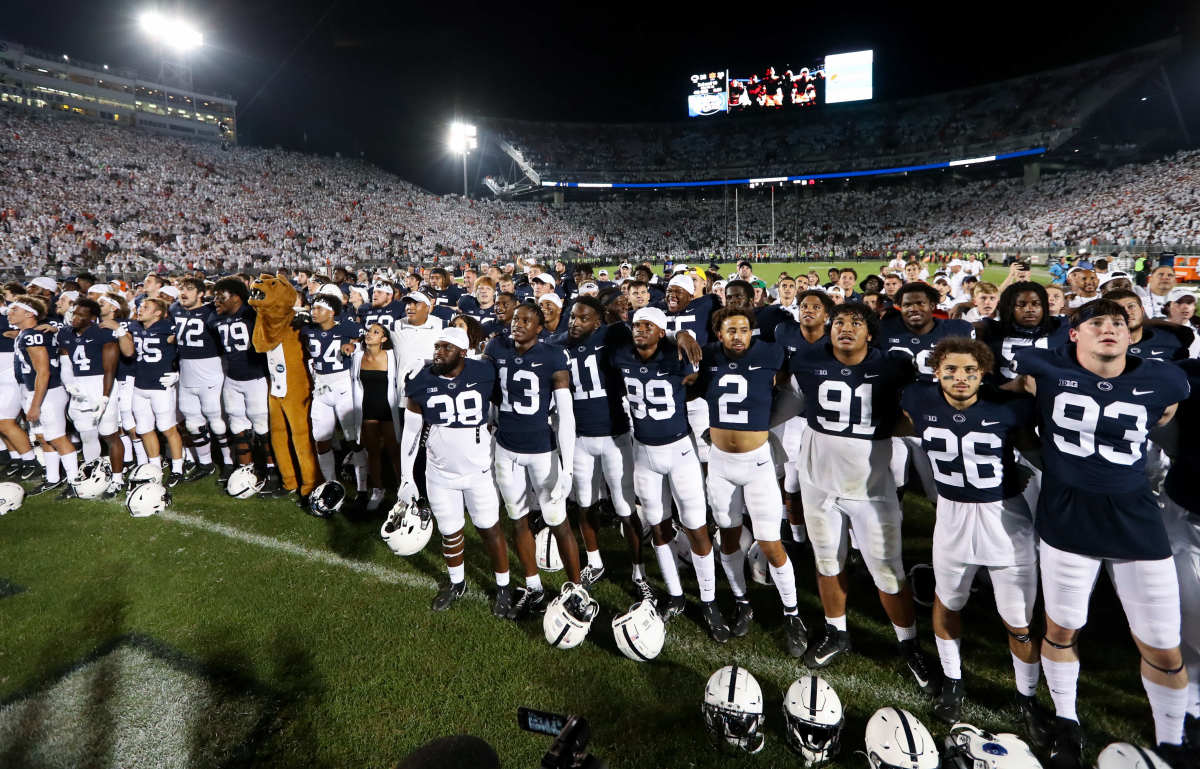 Penn State's Offensive Line Shines for Quarterback Sean Clifford in Win ...