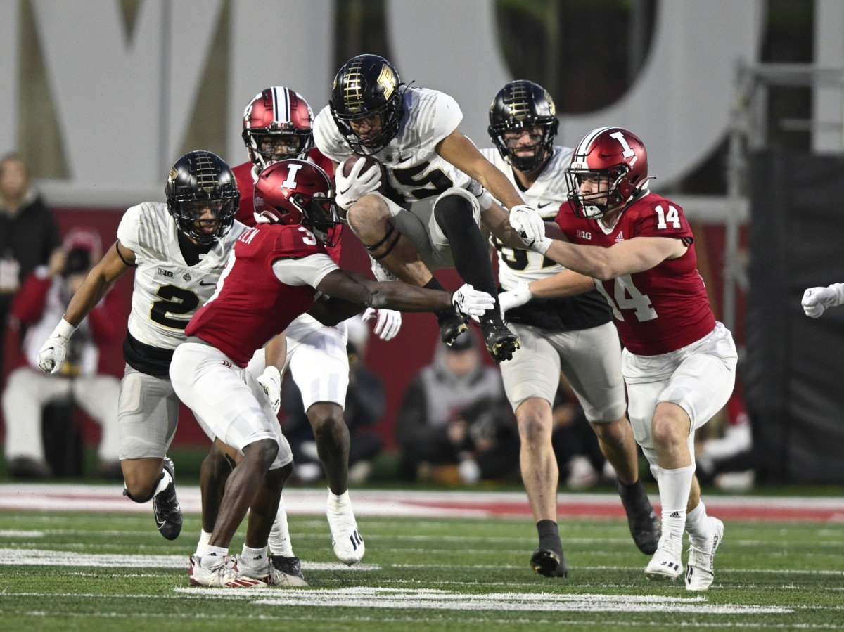 Indiana Football Crumbles to 30-16 Loss to Big Ten West Champion Purdue ...