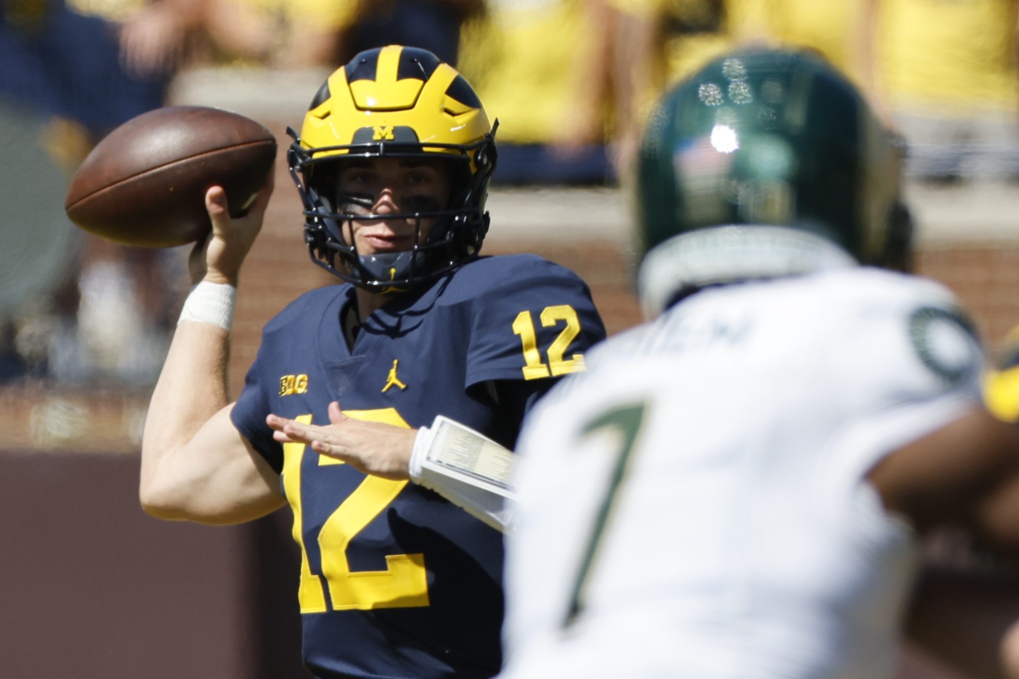 Big name Michigan quarterback enters the transfer portal - Sports ...