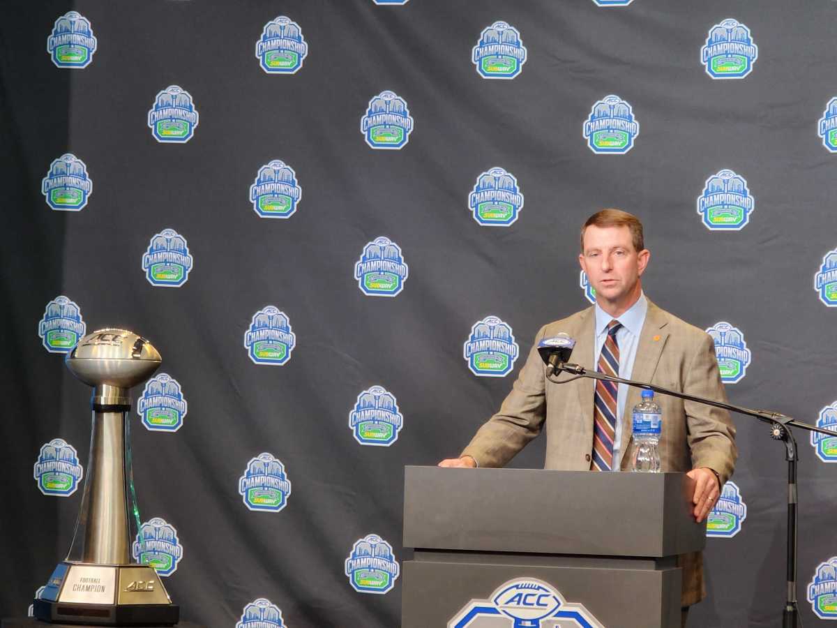 Swinney Addresses QB Situation and Other Questions Before ACC ...