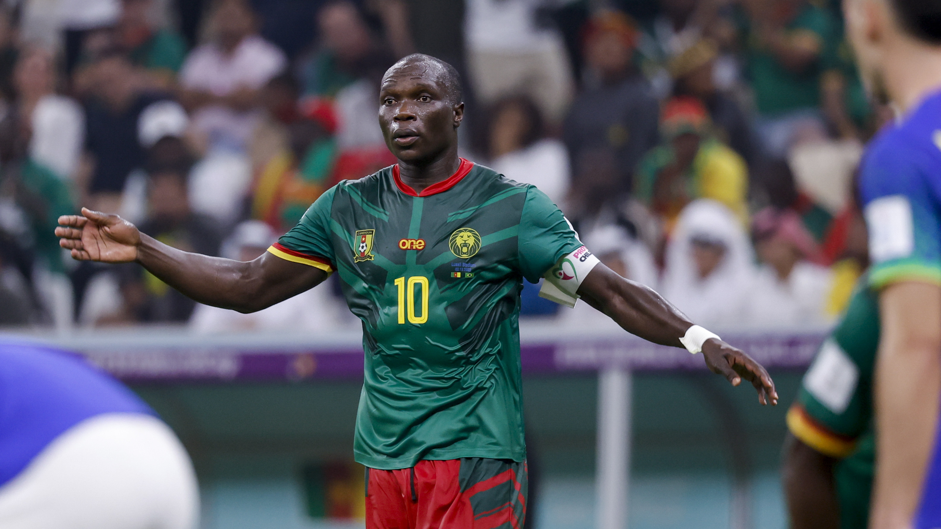 Cameroon’s Aboubakar Picks Up Red Card After Scoring Winner vs. Brazil ...