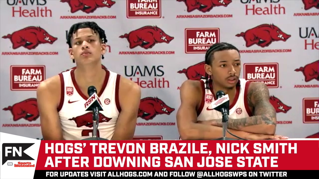 Hogs’ Trevon Brazile, Nick Smith Recap Win - Sports Illustrated All Hogs News, Analysis and More