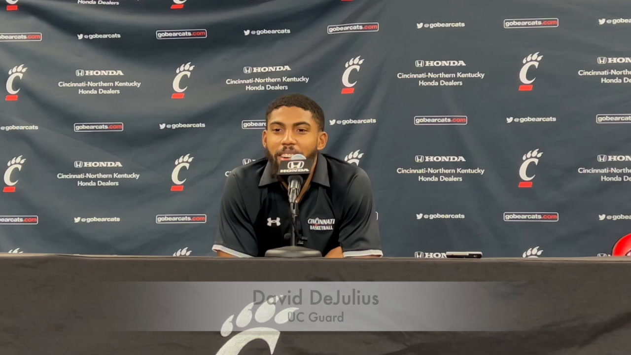 Watch: UC Guard David DeJulius Speaks With Media Before His Final ...