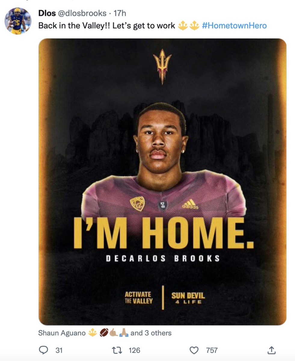 Cal Football: Ex-Golden Bears Duo Headed Home to Play at Arizona State ...