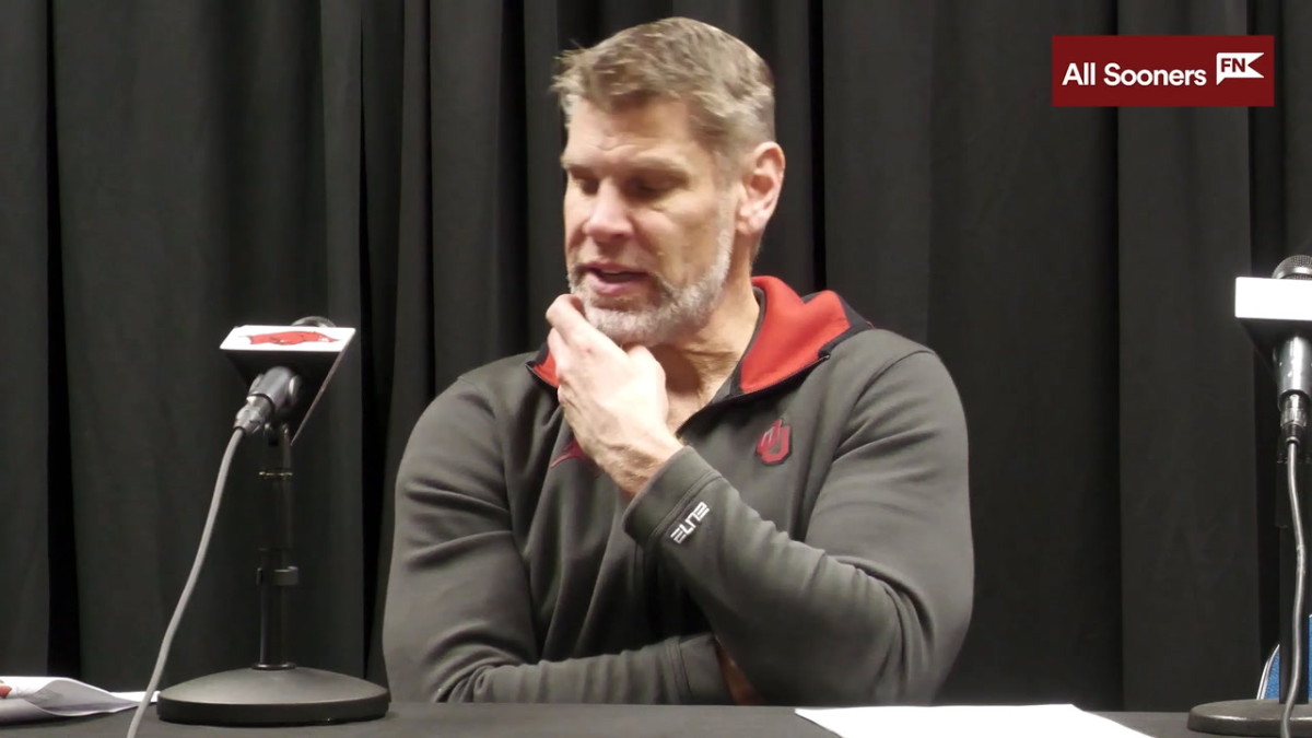 WATCH: Oklahoma Sooners Coach Porter Moser Arkansas Postgame Press ...