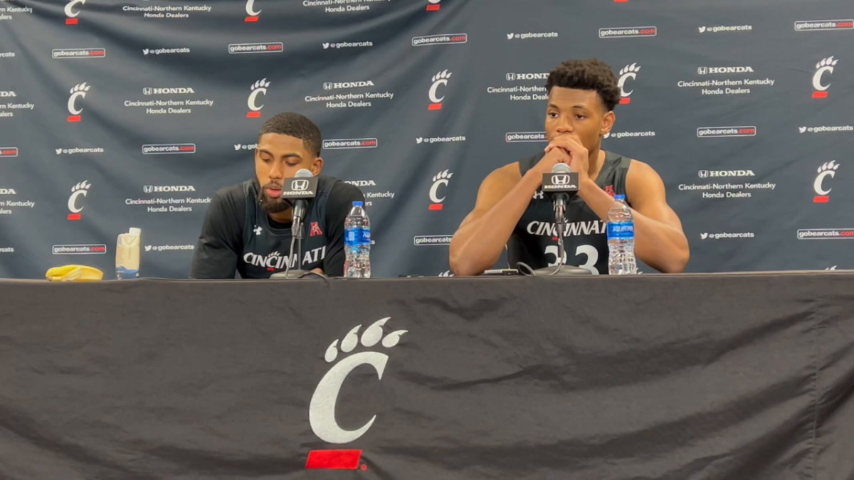 David DeJulius, Ody Oguama Xavier Postgame - All Bearcats