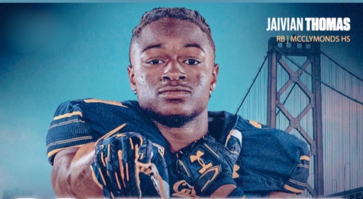 Cal Football: Oakland Prep Star Running Back Jaivian Thomas Commits to ...