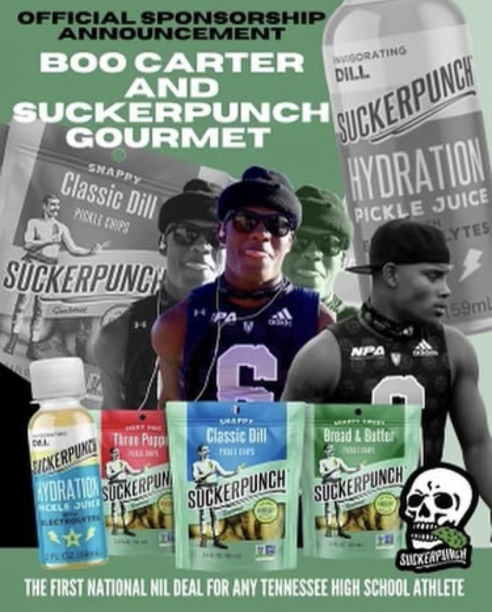 Boo Carter Becomes First Tennessee High School Athlete to Take ...