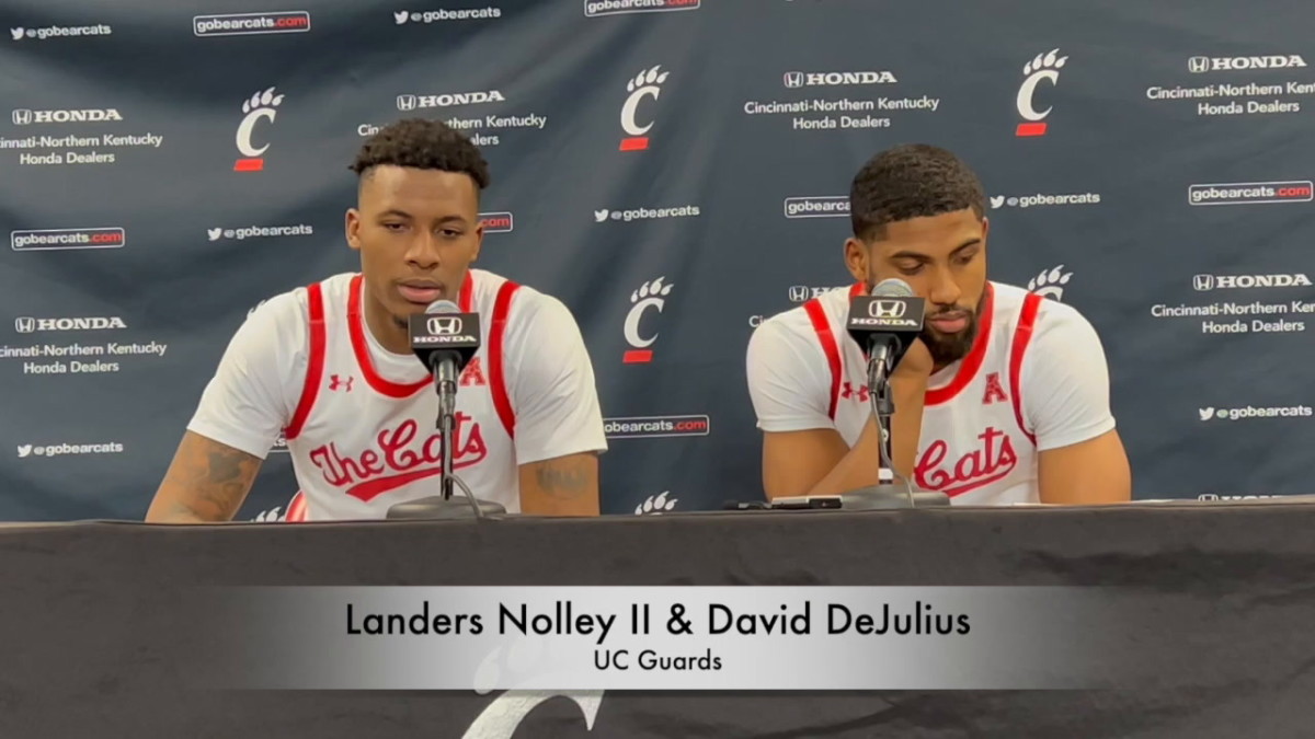 Watch: UC's Landers Nolley, David DeJulius, Wes Miller Discuss 103-76 ...