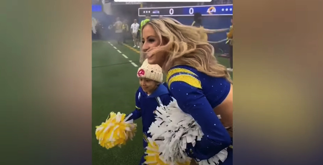 Los Angeles Rams Cheerleaders Help Cancer Patient's Dream Come True ...