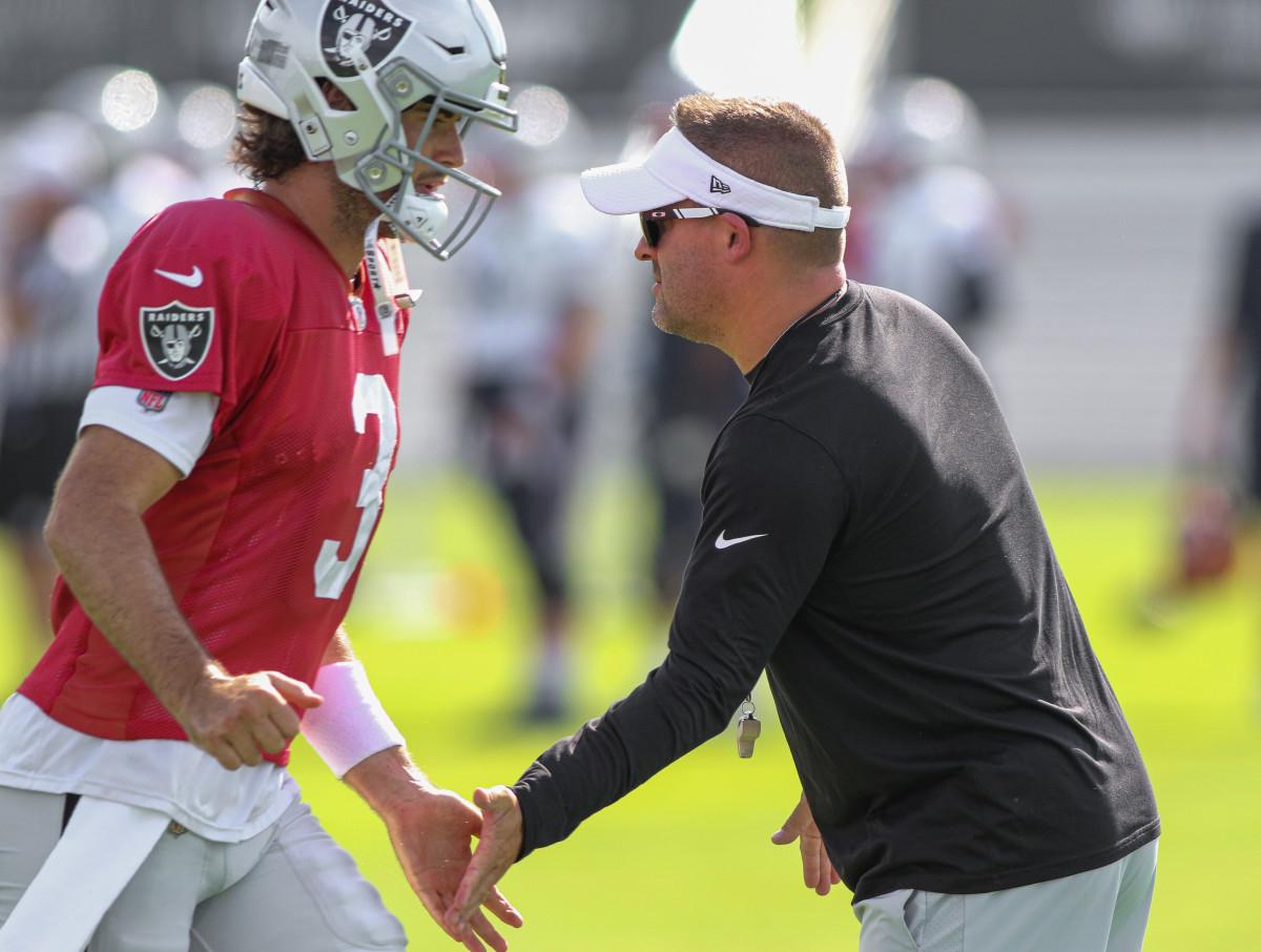 From the Las Vegas Raiders' locker room: QB Jarrett Stidham - Sports Illustrated Las Vegas ...