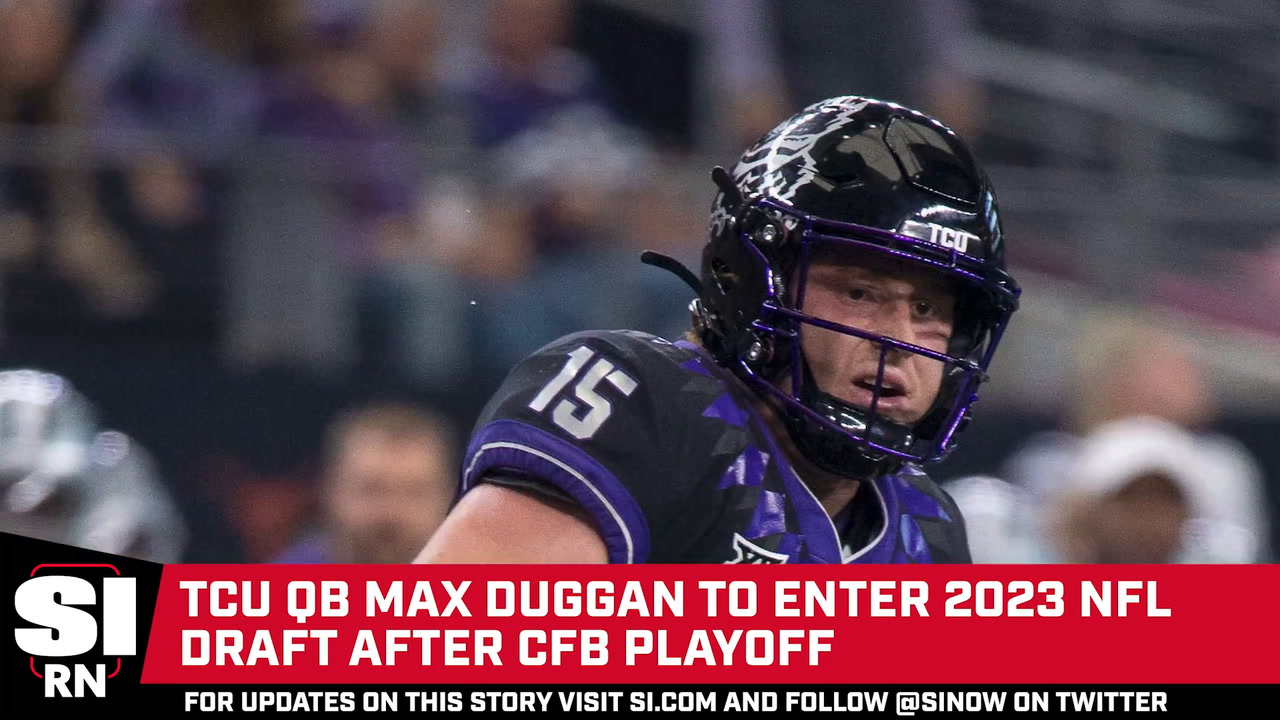 WATCH! Max Duggan Declares for NFL Draft - Sports Illustrated TCU ...