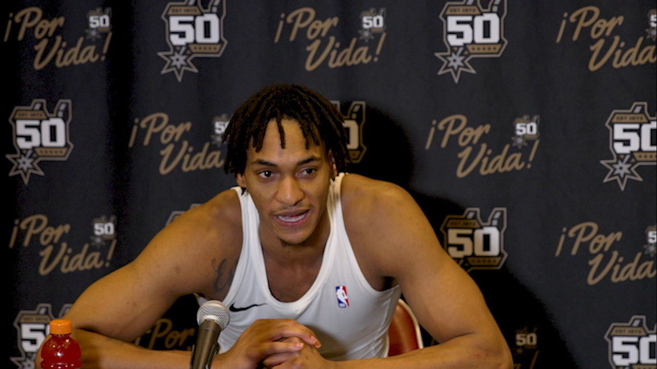 Spurs Post-Game vs. Rockets: Devin Vassell - Sports Illustrated Inside ...
