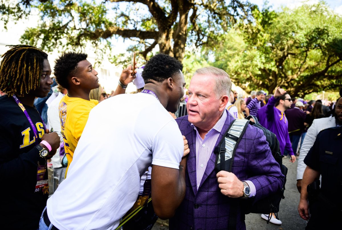 Brian Kelly Locking Down Louisiana on the Recruiting Trail - Sports ...