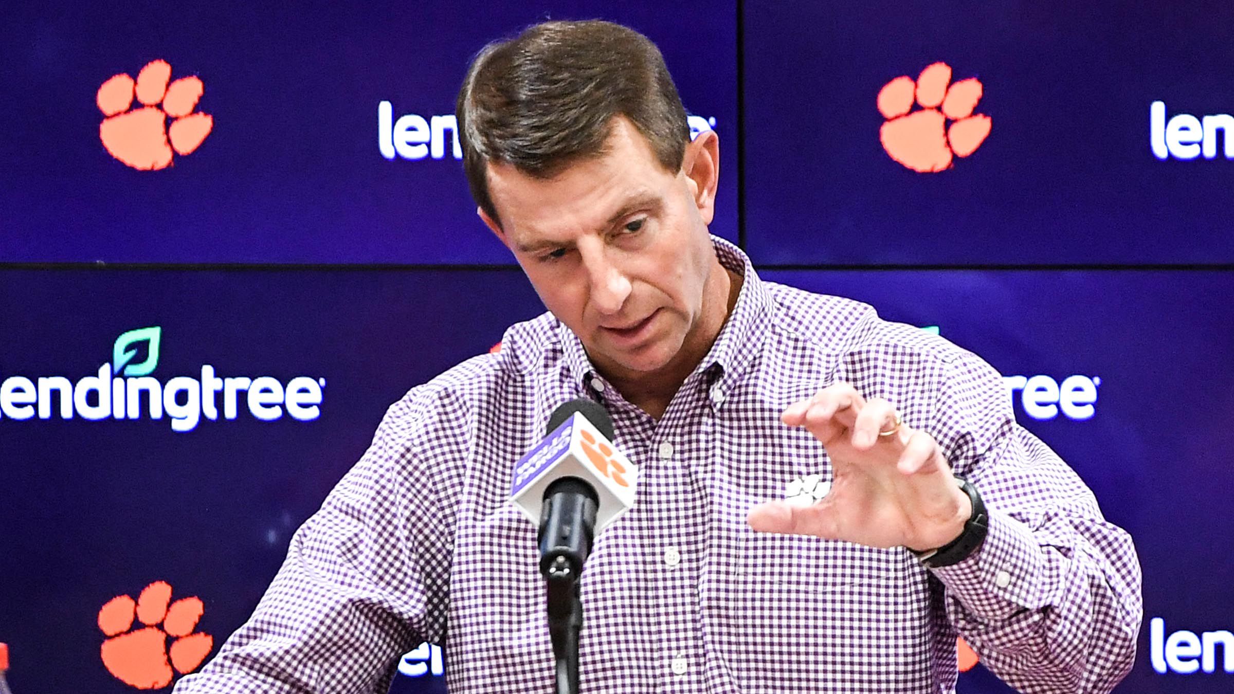 Clemson's Dabo Swinney makes joke about NIL and God (video) - Sports ...