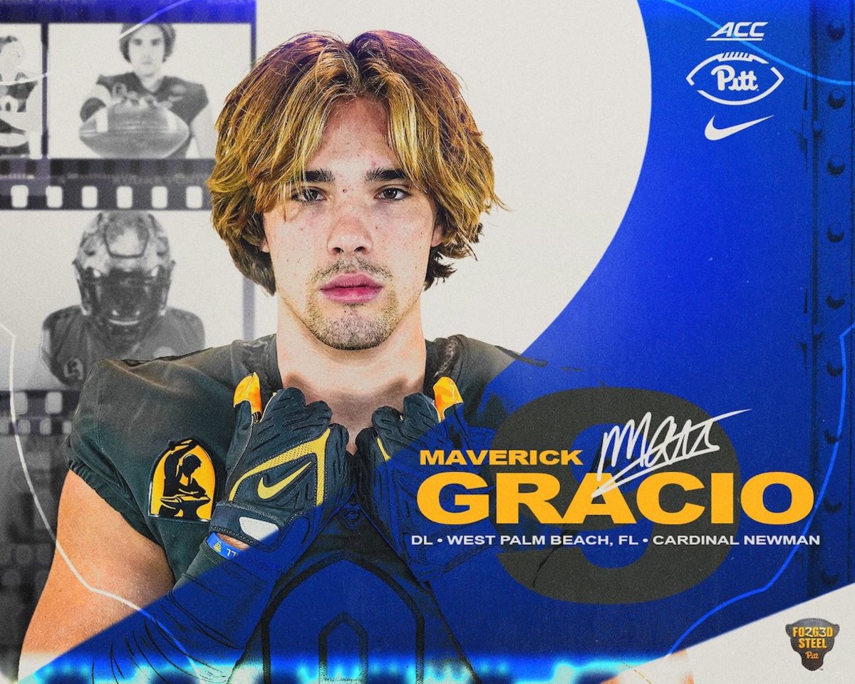 Pitt Panthers Ink Florida DL Maverick Gracio, Antonio Camon - Sports ...