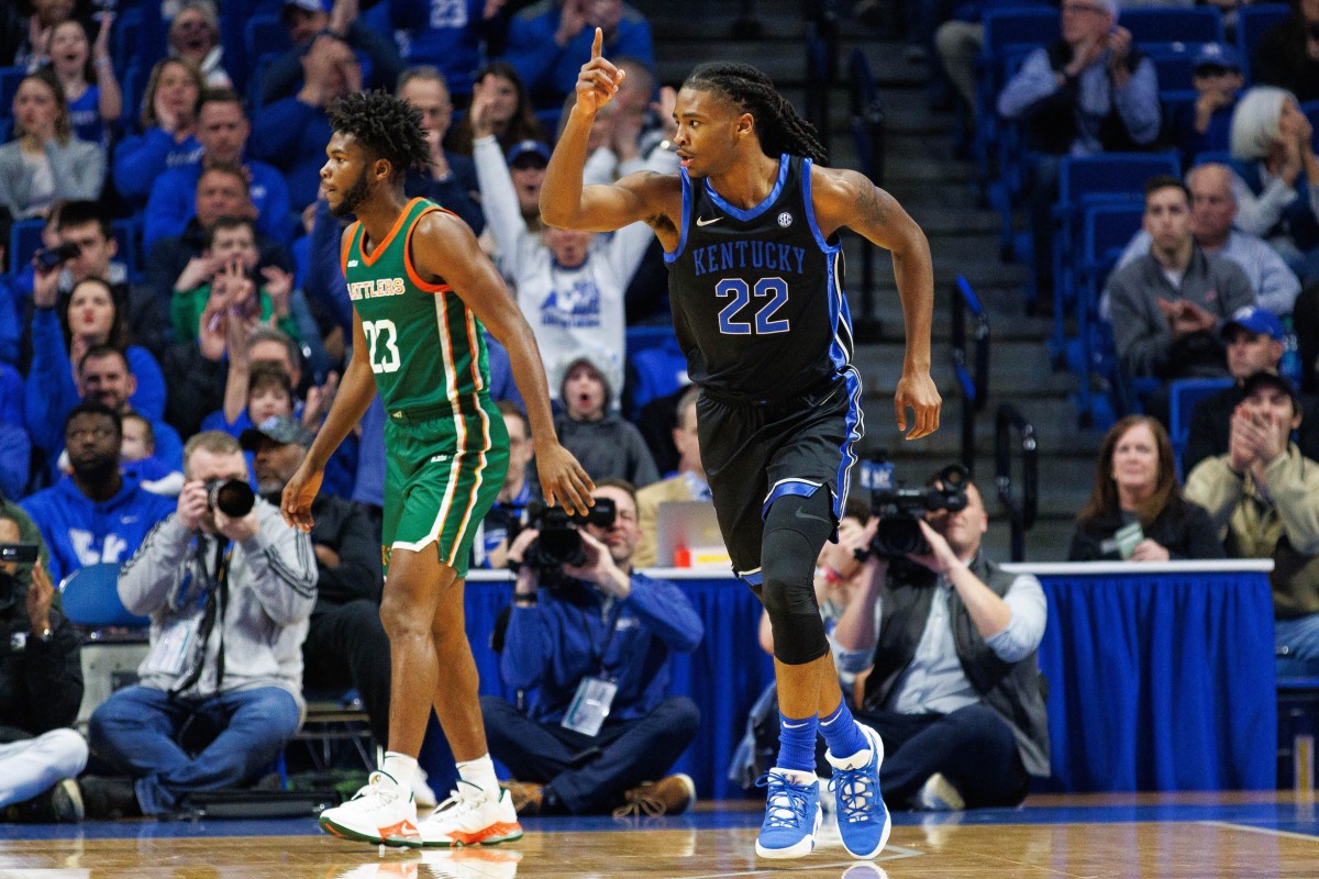 Cason Wallace's Efficient Shooting Night Drives No. 19 Kentucky to 88 ...