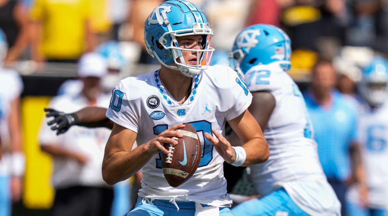 UNC’s Drake Maye Addresses Rumored $5 Million Transfer Offer - Sports ...