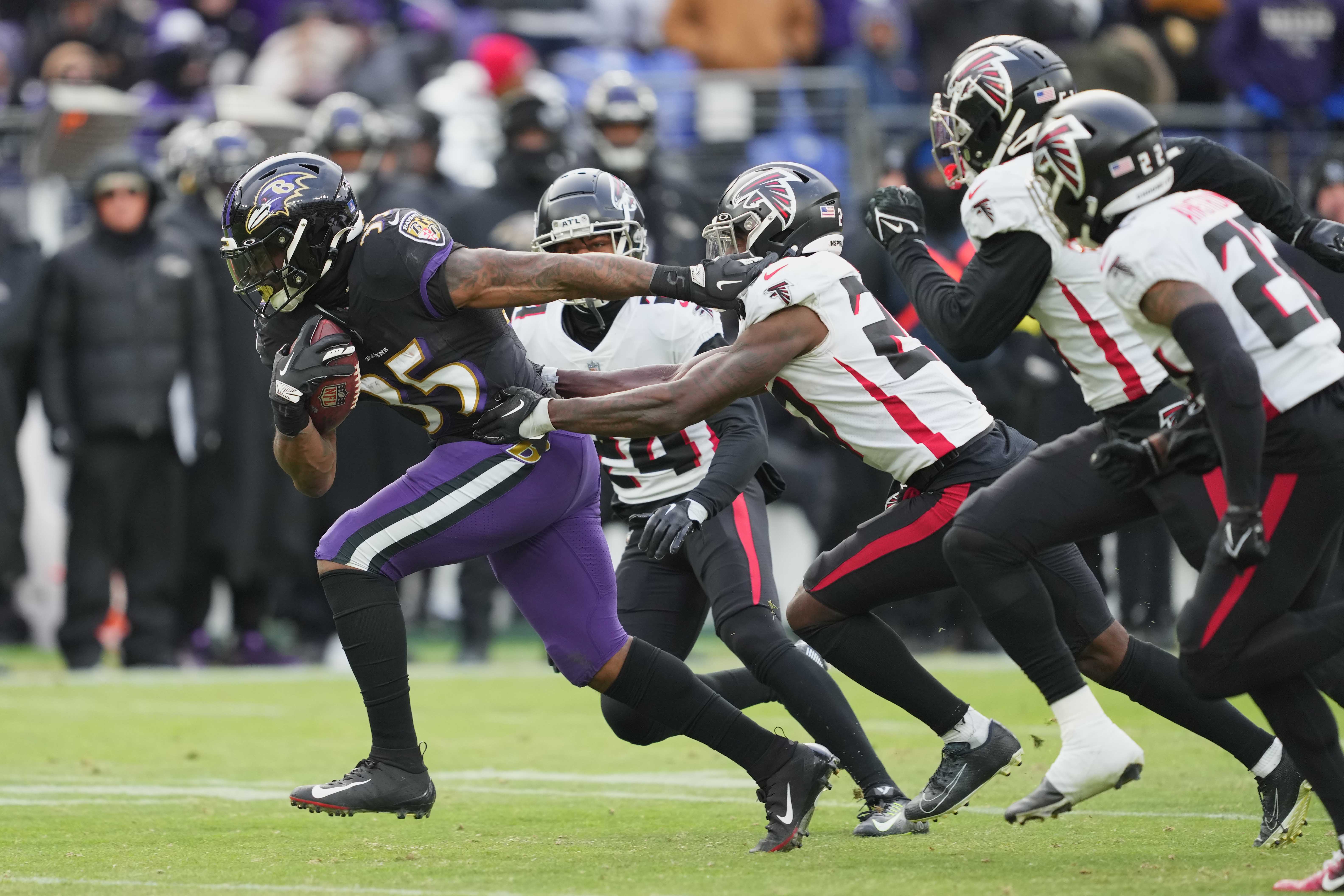 Atlanta Falcons Fumble Scoring Opportunities in Loss vs. Baltimore ...