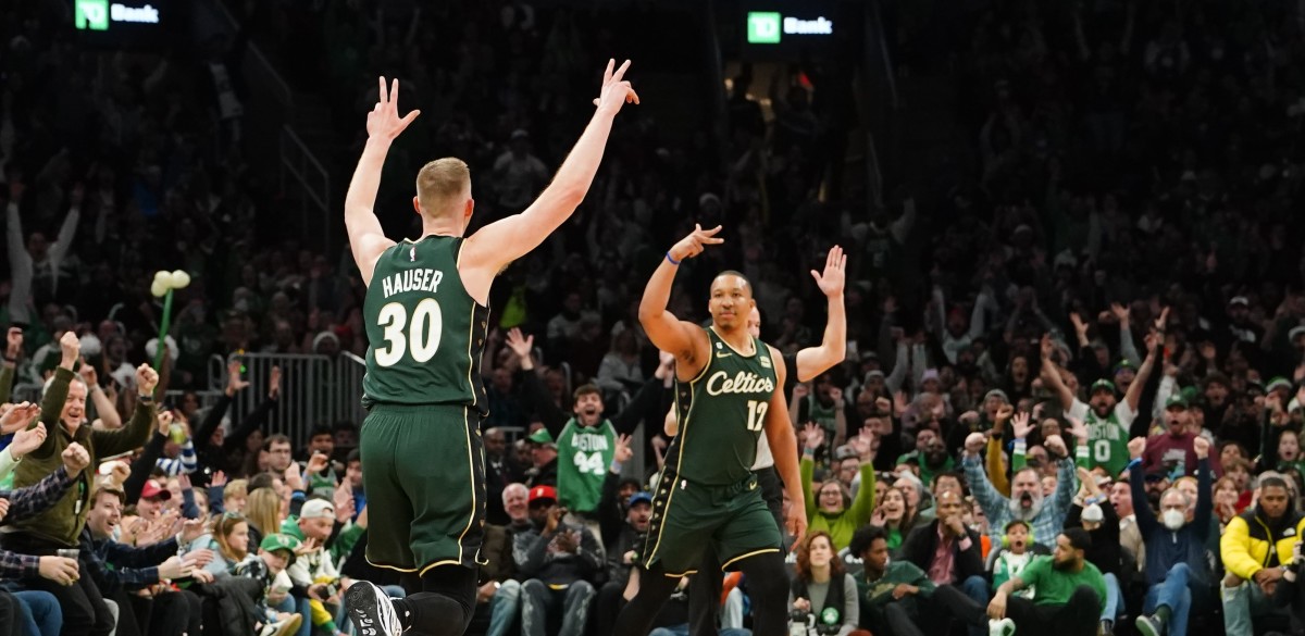 WATCH: Sam Hauser Hits Wild Buzzer-Beating Three on Christmas Day ...