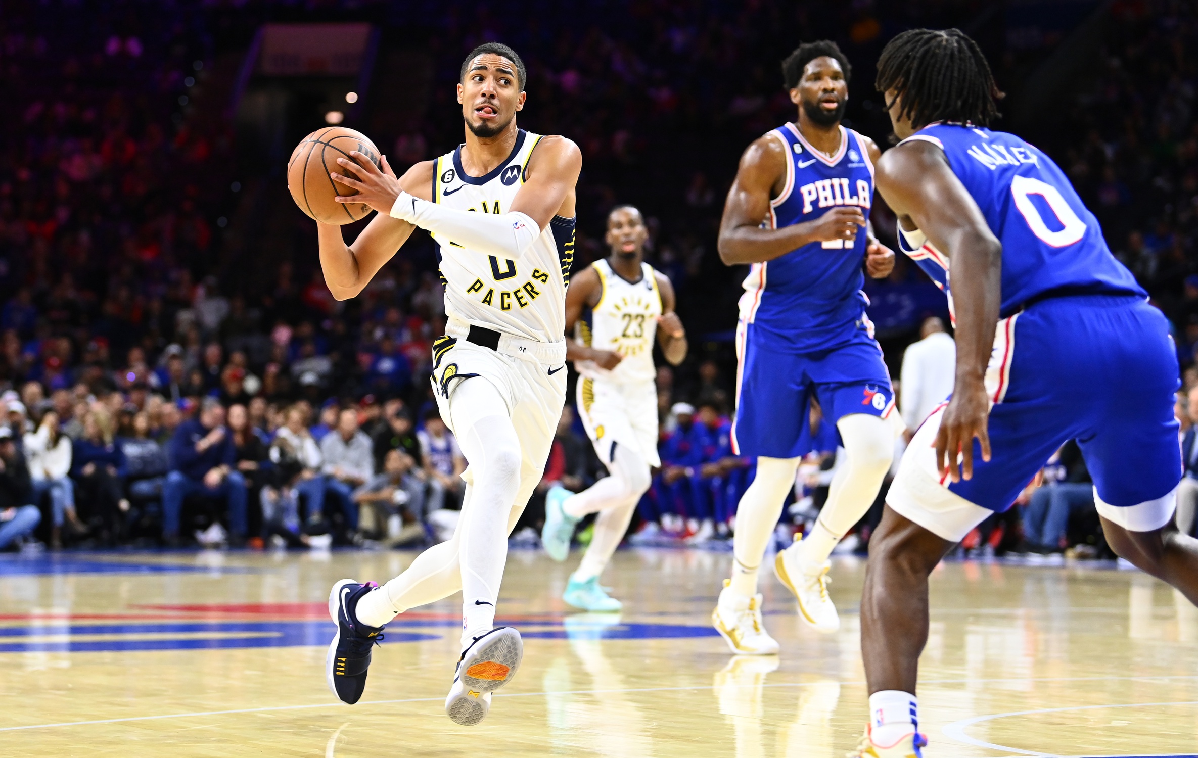 Pacers’ Tyrese Haliburton Praises 76ers’ Georges Niang on Twitter ...
