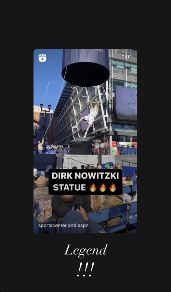 Devin Booker Shows Love to Dirk Nowitzki, Statue Unveiling on Instagram ...