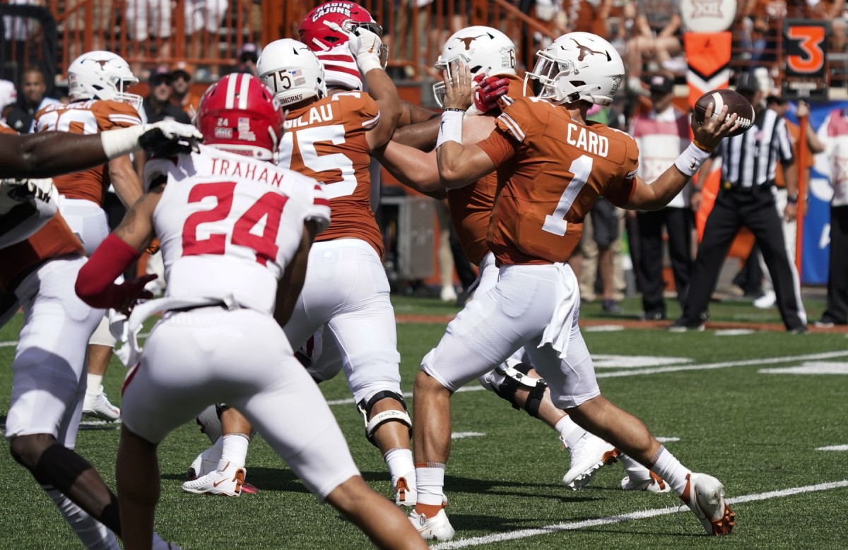 Purdue Football: Breaking Down Quarterback Hudson Card's Starts at Texas - Sports Illustrated ...