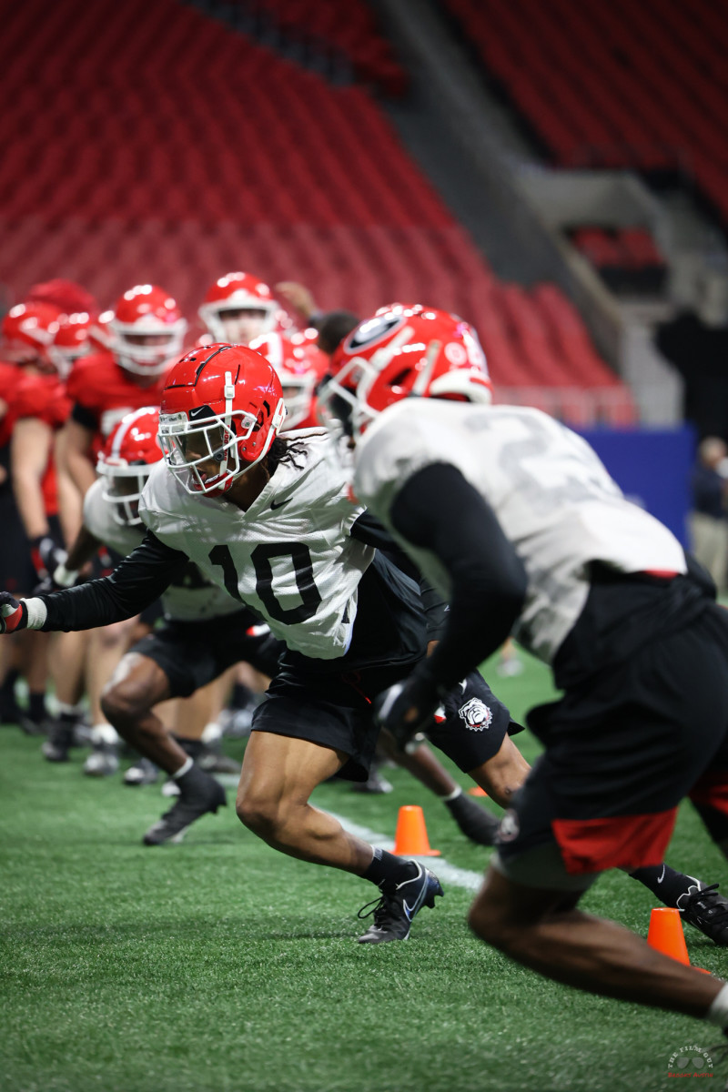 Georgia Football Photos From Practice Leading Up to Matchup with Ohio ...