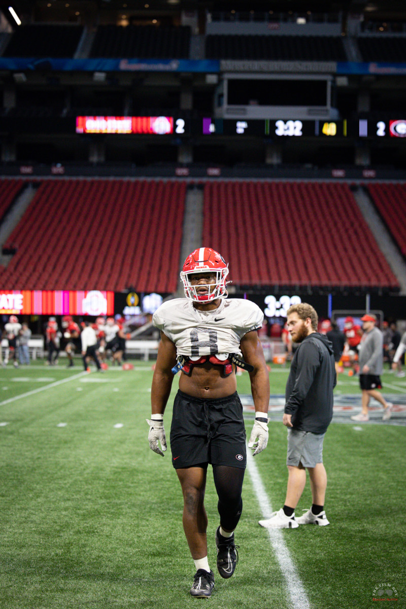 Georgia Football Photos From Practice Leading Up to Matchup with Ohio ...