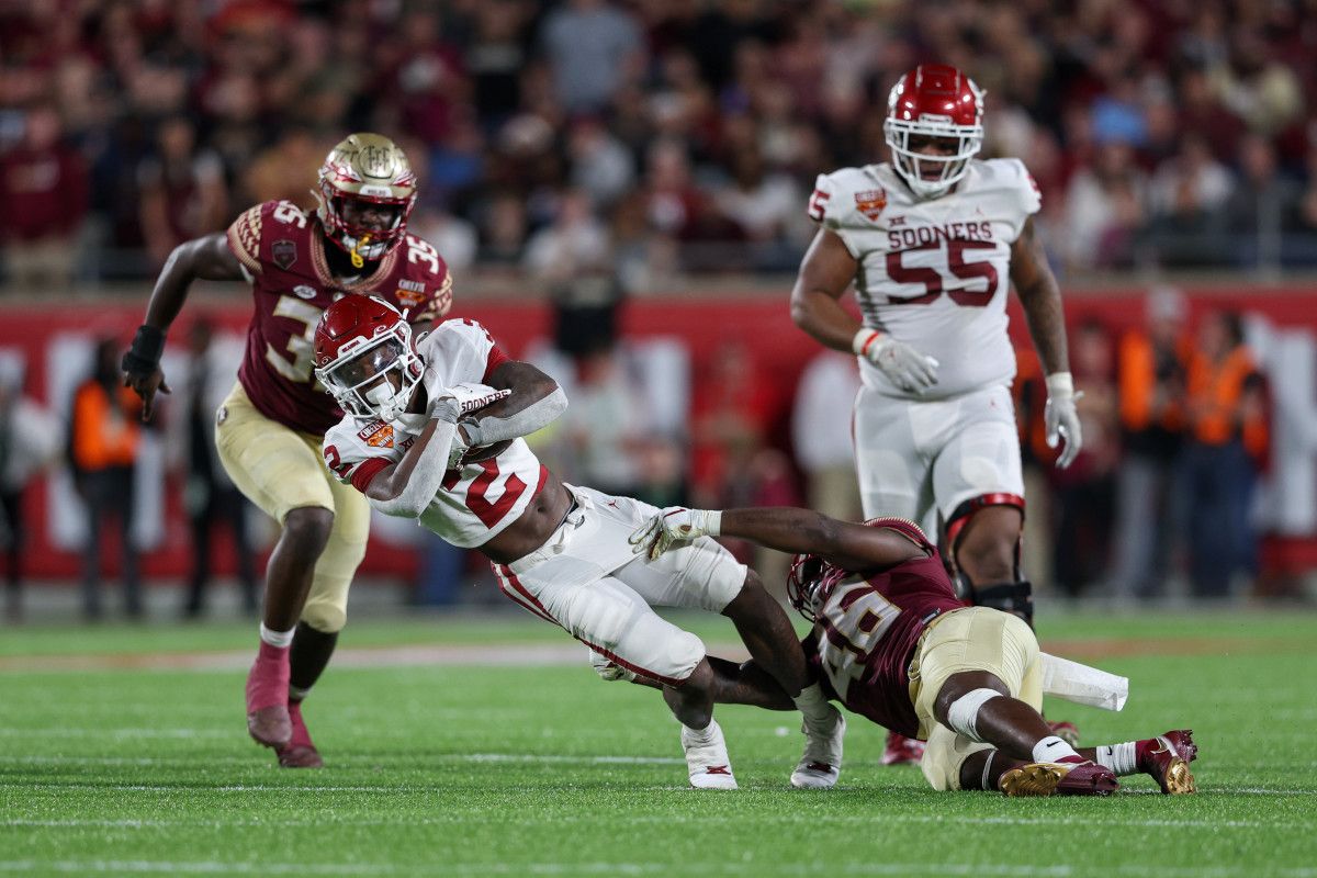 Oklahoma's Inexperienced Offensive Line 'Played with Purpose' in Cheez ...